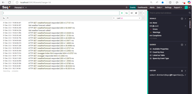 Application Logging With Serilog And Seq In Net 9 Rijwan And Satyas Blog